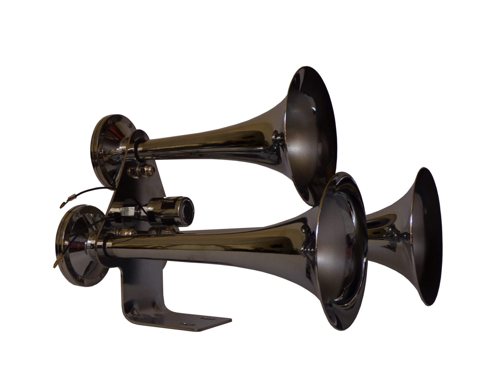 CORNETA TRIPLE SONIDO TREN 12V-24V - TRIMON - Lujos y accesorios