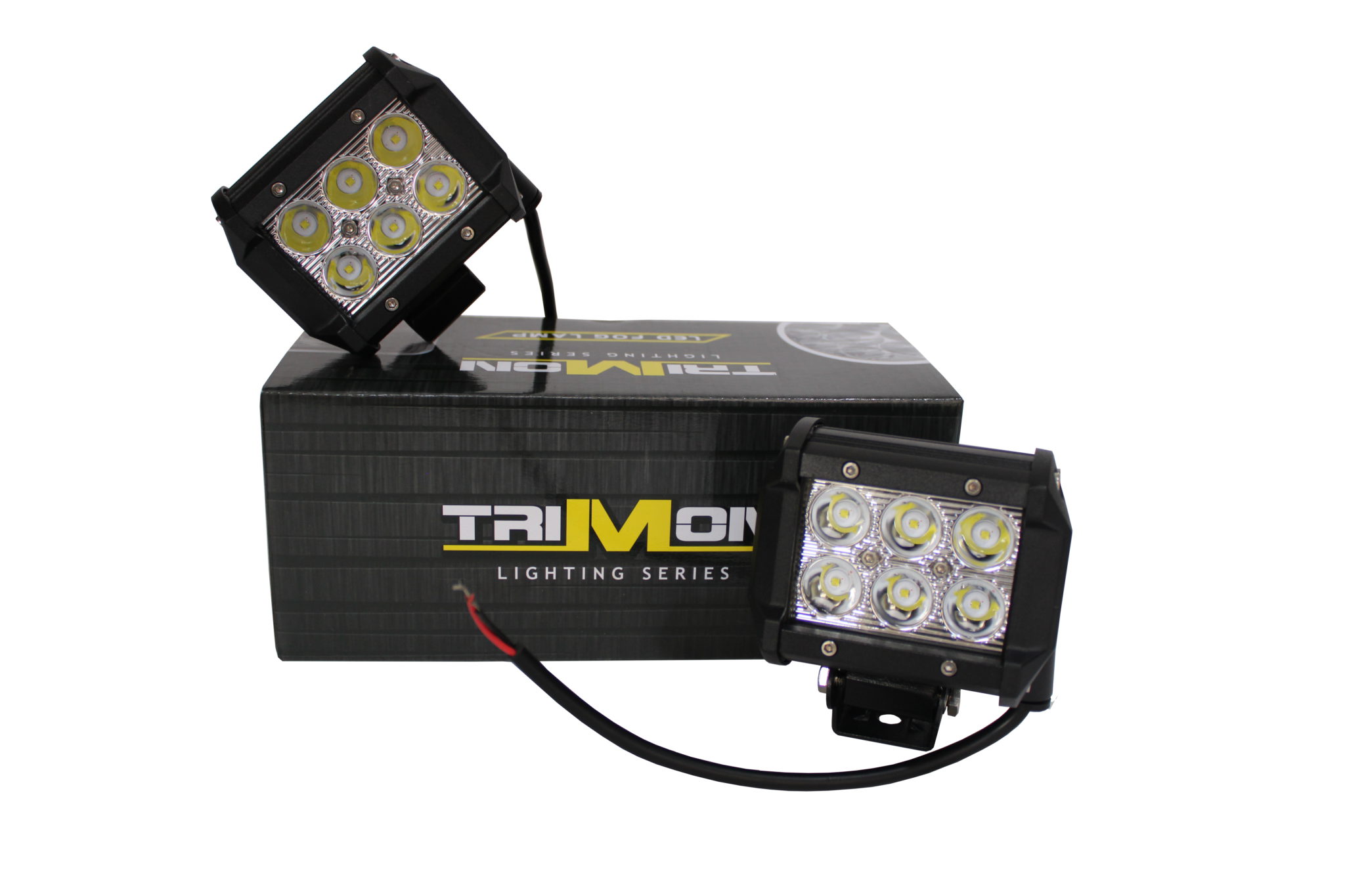 EXPLORADORA RECTANGULAR 6 LED 18W 10-30V SET 2PCS - TRIMON - Lujos y ...