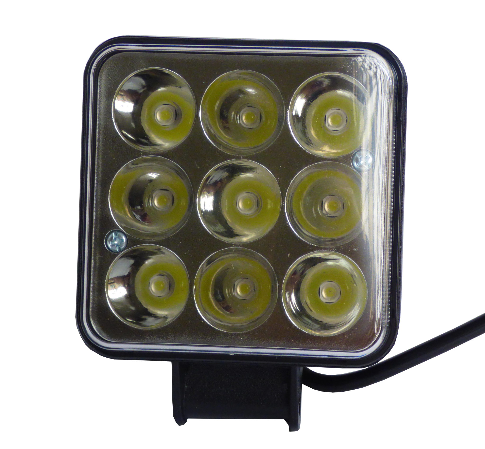 EXPLORADORA CUADRADA 9 LED BLANCA 12V-36V - TRIMON - Lujos y accesorios