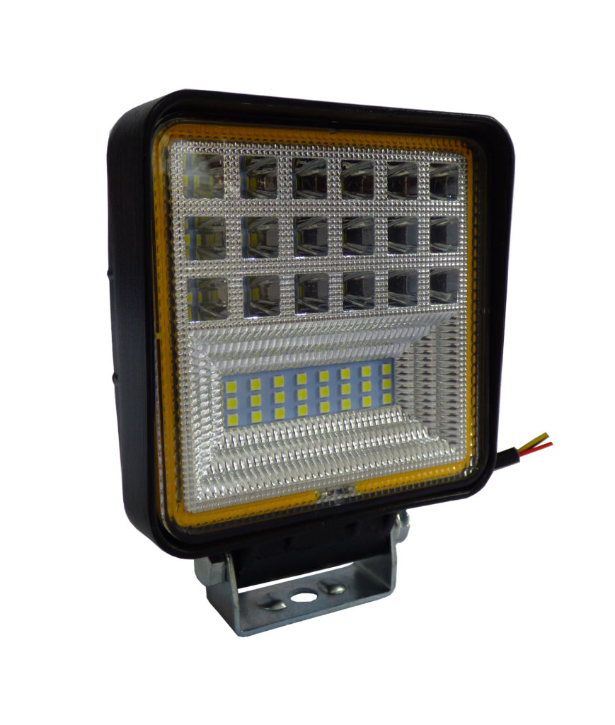 EXPLORADORA CUADRADA 12V-24V CON HALO - TRIMON - Lujos y accesorios